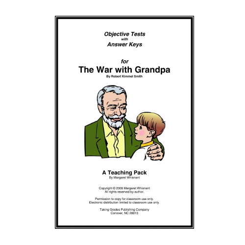 War with Grandpa, The: Objective Tests Teaching Guide (Digital Download ...