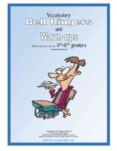 Vocabulary Bell Ringers and Warm-Ups for 6th-8th Grades – TakingGrades.com